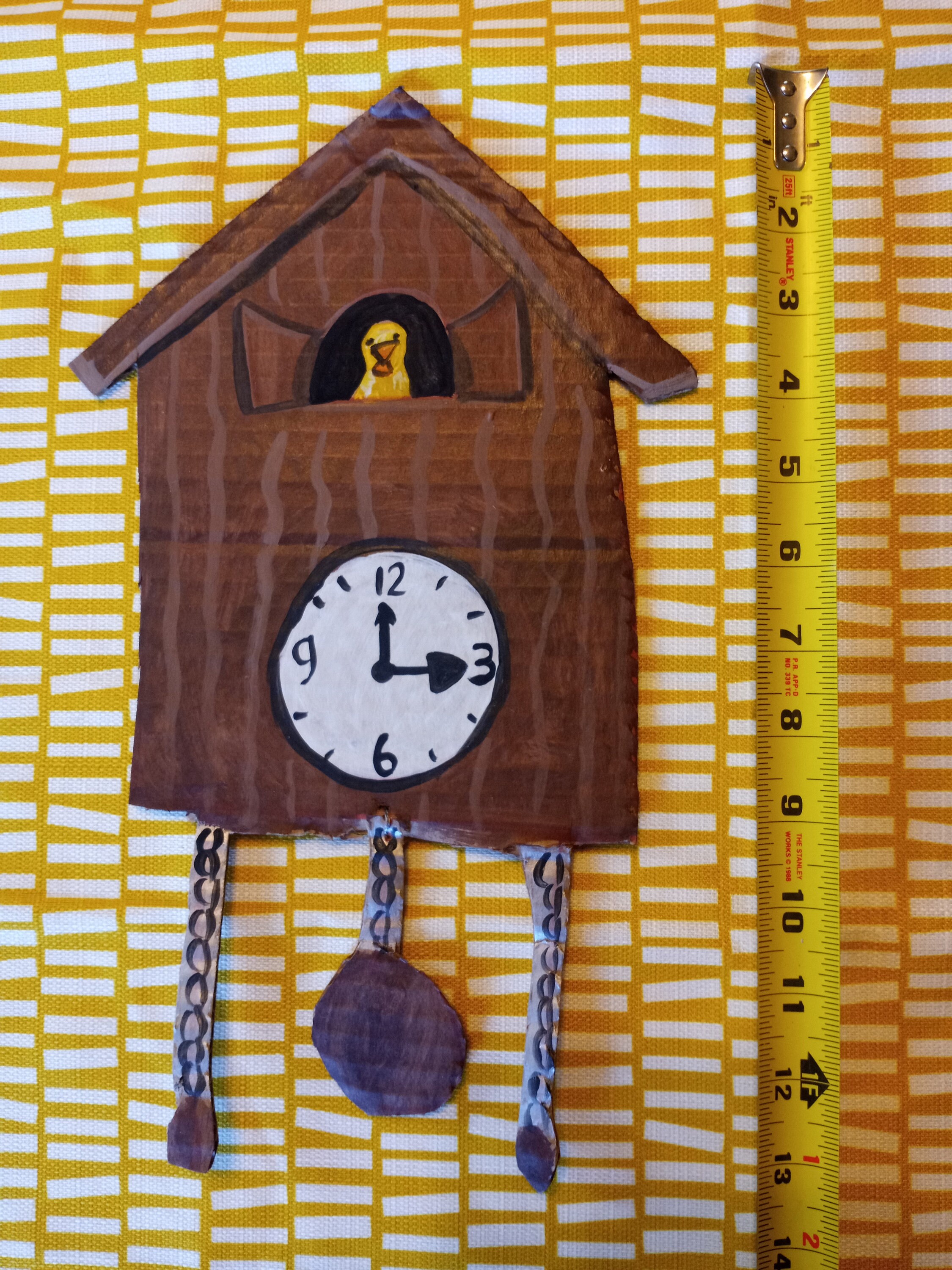 Knock Knock It's Us Cardboard Prop Hand Painted Cuckoo Clock - Etsy