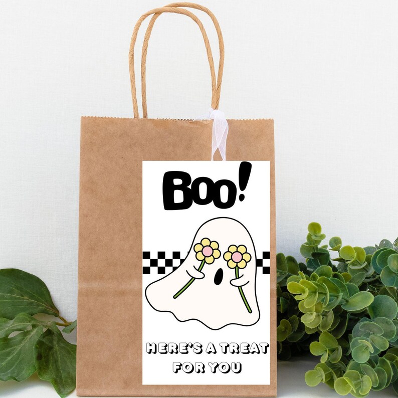 Printable Tags for Halloween, Party Treat Bags Tag, Gifts for ...