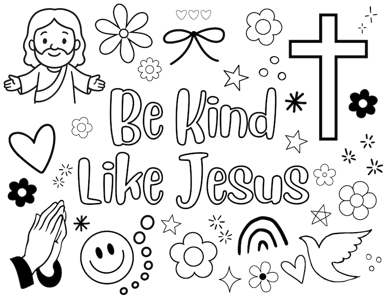 Christian Coloring Sheets for Kids Set of 3, Bible Verse Printables ...