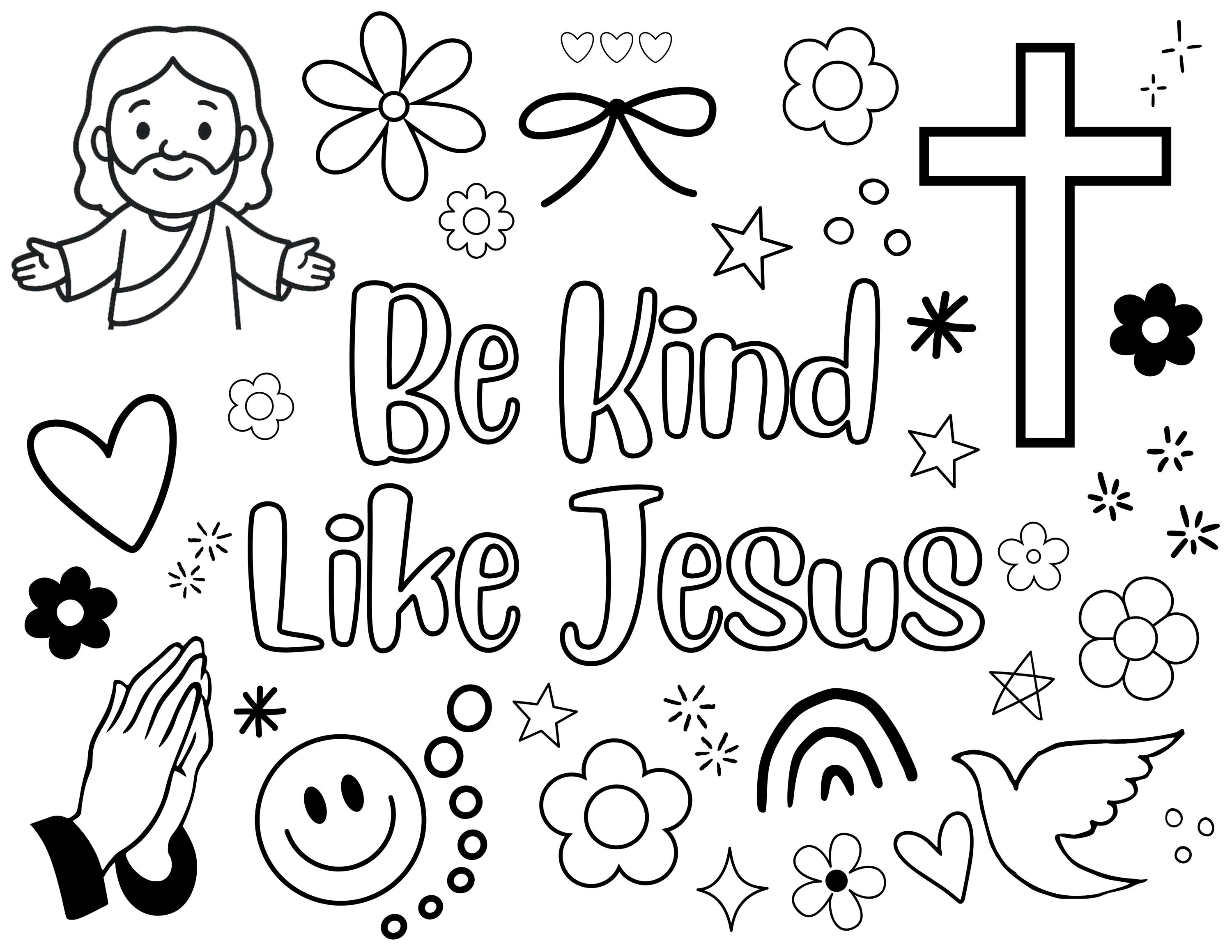 Christian Coloring Sheets for Kids Set of 3, Bible Verse Printables ...