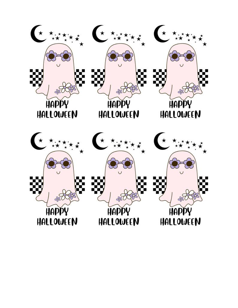 Printable Tags for Halloween, Party Treat Bags Tag, Gifts for ...