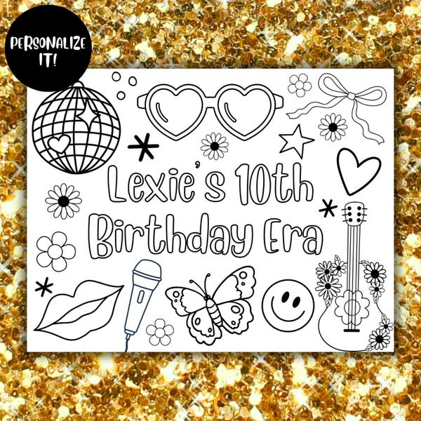 Custom Coloring Stickers - Etsy