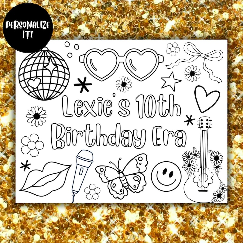 Custom Coloring Stickers - Etsy