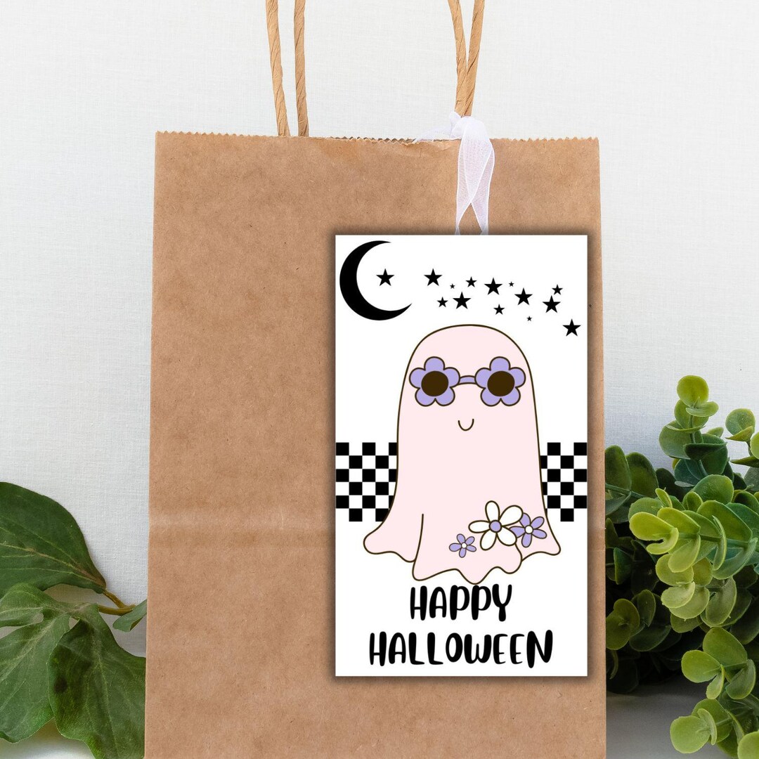 Printable Tags for Halloween, Party Treat Bags Tag, Gifts for ...
