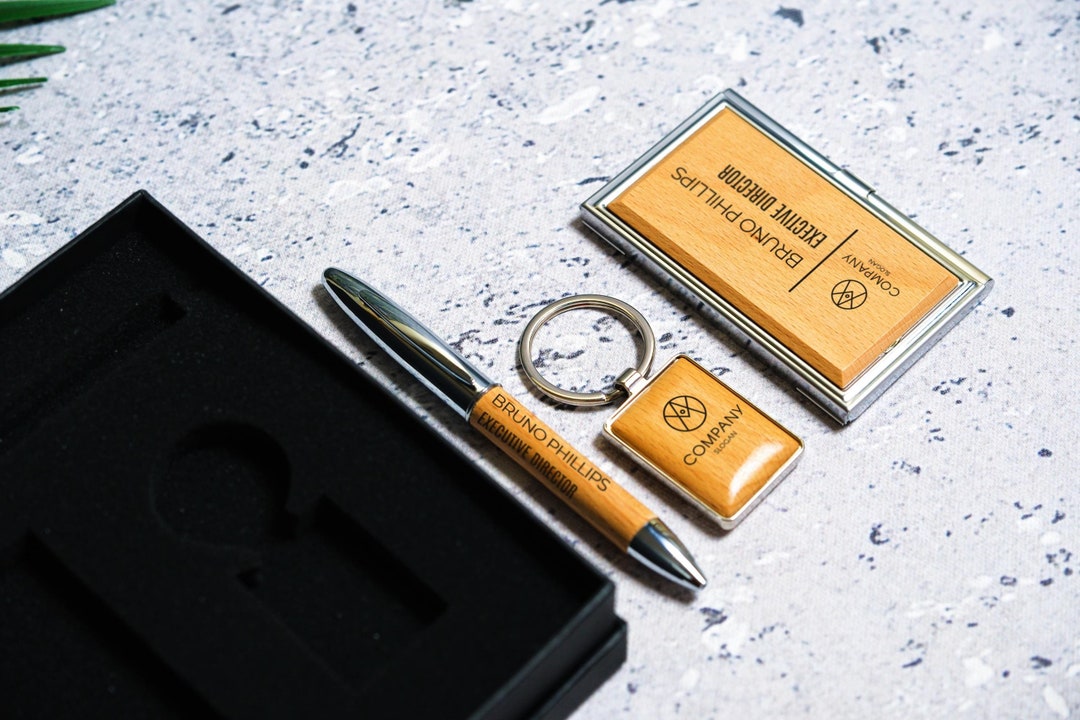 Executive Business Gift Set, Personalized Business Gift, Engraved ...