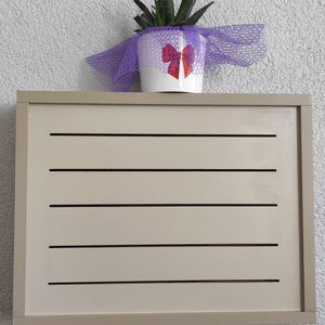 Modern Wooden & Metal Wi-fi Router Storage Box With Cable Organizer ...