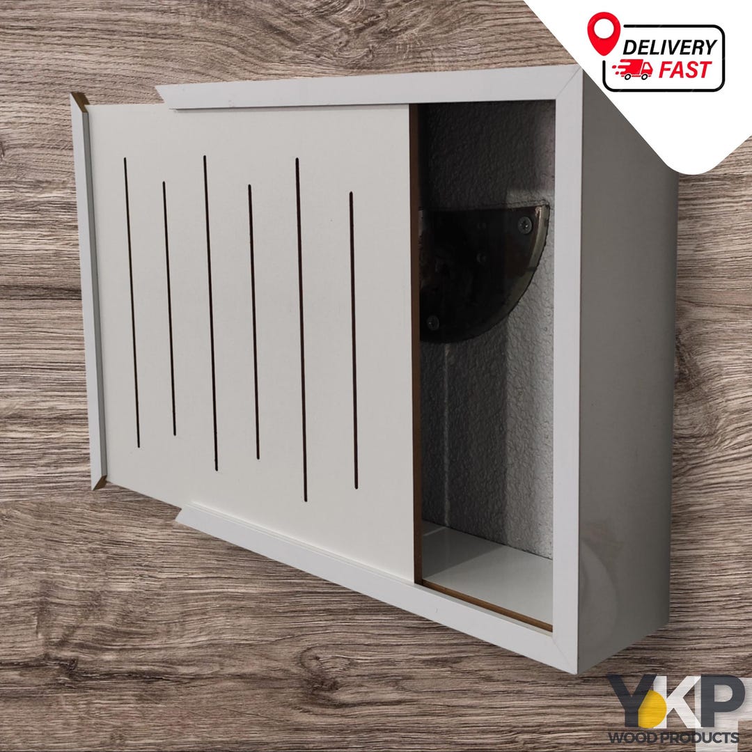 Wall Mounted Cable Management Box: MDF Hidden Wire Organizer (60x50x15 ...