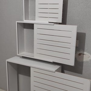 Modern Wood Wi-fi Router Storage Box: Minimalist Cable Organizer ...