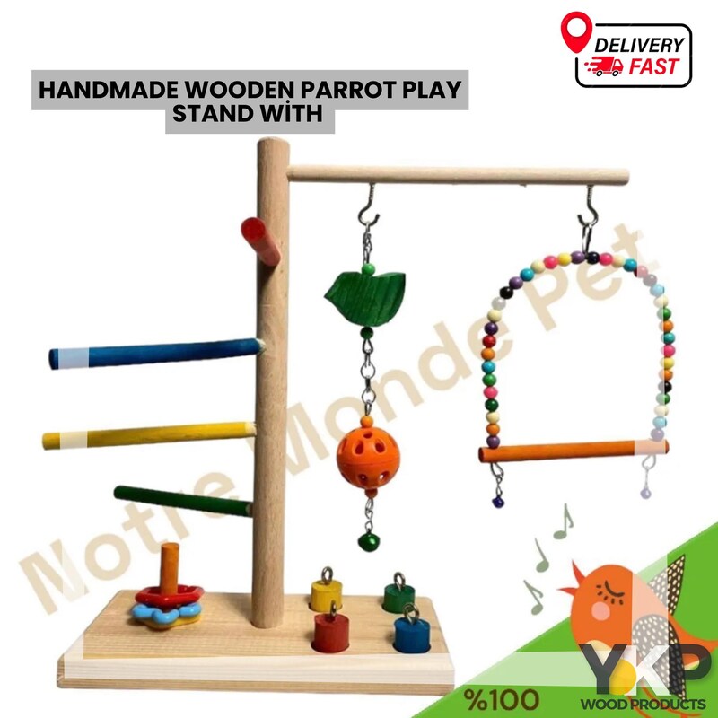 Parrot Play Stand - Etsy