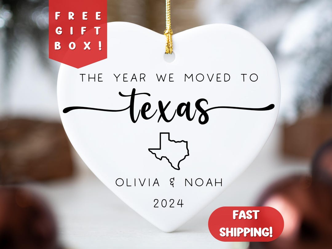 Moving Gift, Moving Ornament, New Home Ornament, New Home Gift ...