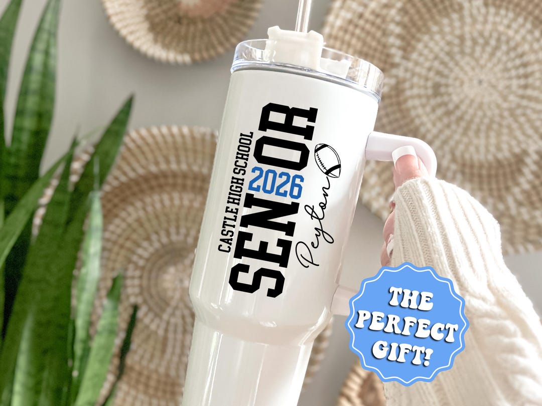 Personalized Senior 2026 Tumbler, Custom Graduation Tumblers, 2026 ...