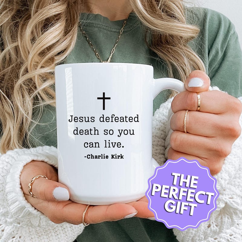 Charlie Kirk Coffee Mug - Etsy
