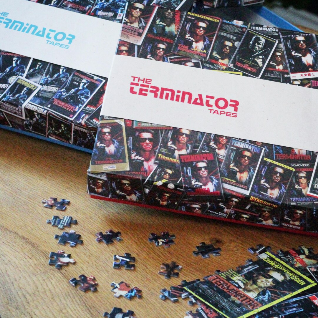 Set of 2 the Terminator Tapes 1000 Piece Jigsaw Puzzles - Terminator 1 ...