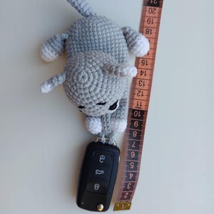 Crocheted Cat Car Key Cover Pattern (PDF) - Etsy