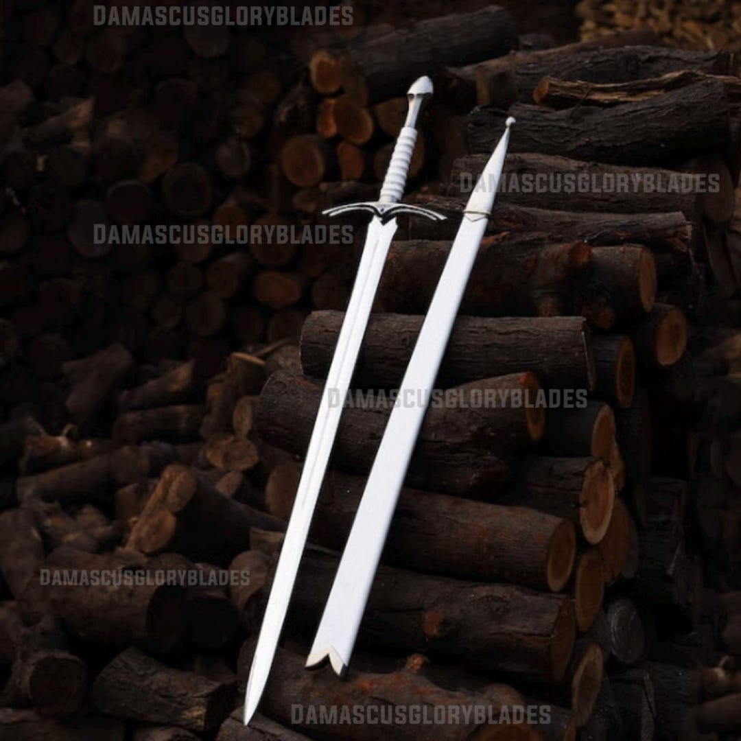 Handcrafted Medieval Fantasy Long Sword With Scabbard – High-quality ...