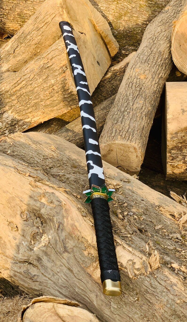 Sanemi Shinazugawa Nichirin Sword Demon Slayer Anime Katana 1060 Carbon ...