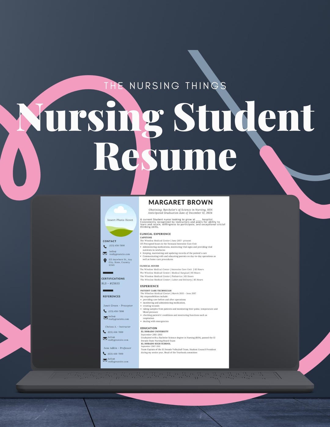 Nursing School Graduate Resume New Grad Nurse Resume Nurse Residency ...