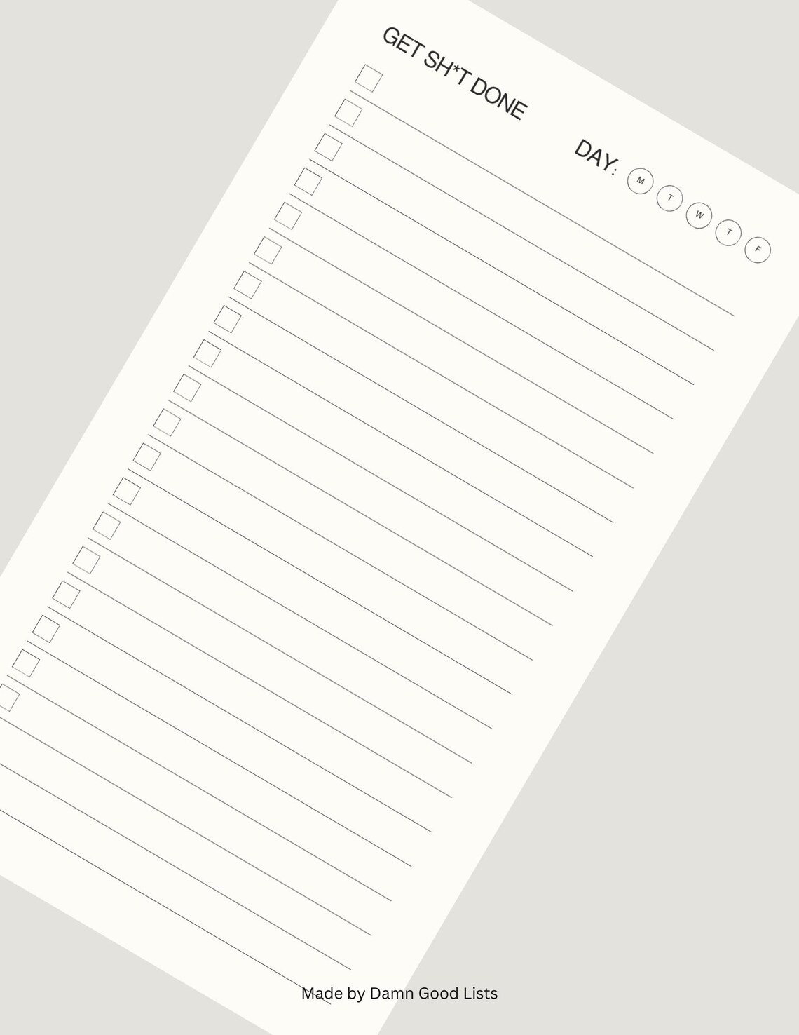 PRINTABLE Minimal to Do List, Simple Tasks List Template, A4/a5/letter ...