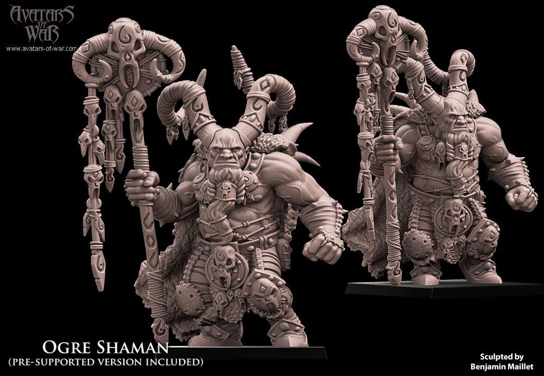 Ogre Shaman - Avatars of War - Etsy