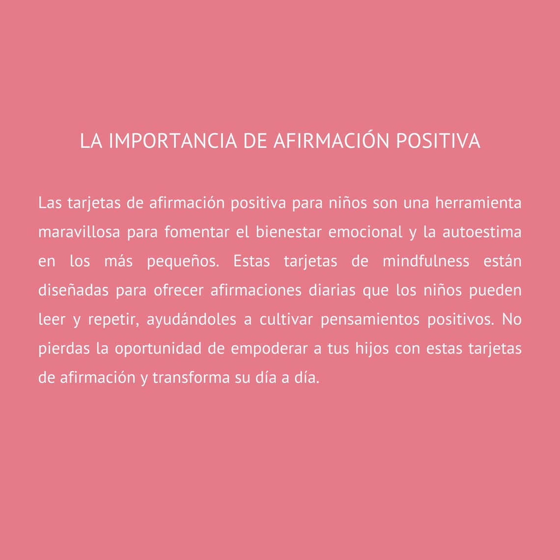Positive Affirmation Cards for Kids in Spanish - Bilingual ...