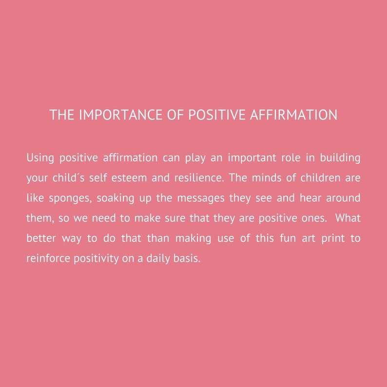 Superhero Affirmations Wall Art Positive Affirmation for Girls Room ...