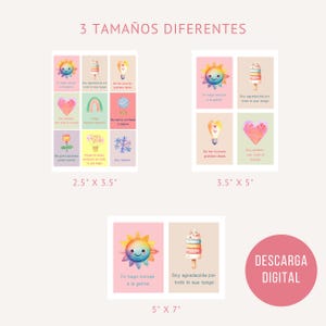 Positive Affirmation Cards for Kids in Spanish - Bilingual ...