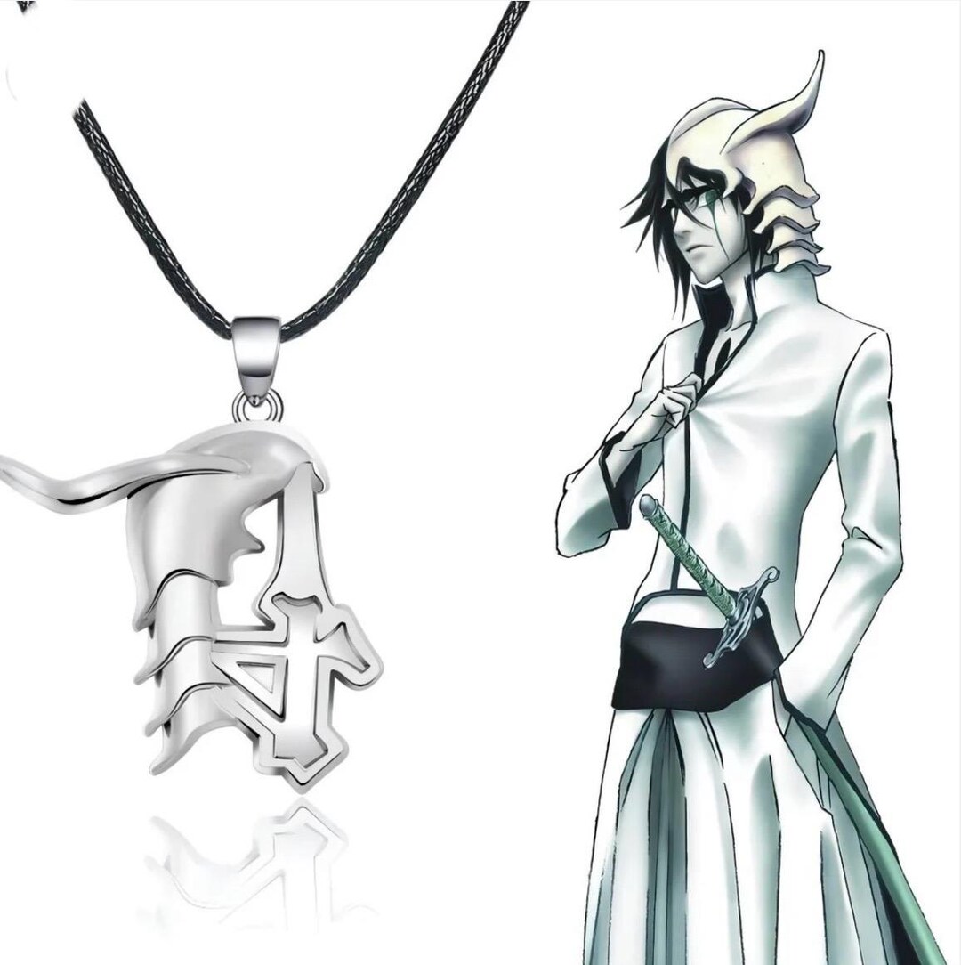 BLEACH Ulquiorra Cifer Mask Anime Necklace and Keychain. High Quality ...