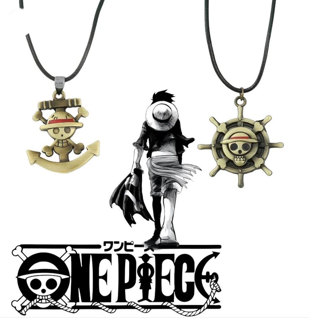 One Piece Monkey D. Luffy Vintage Anime Necklace. High Quality Metals ...