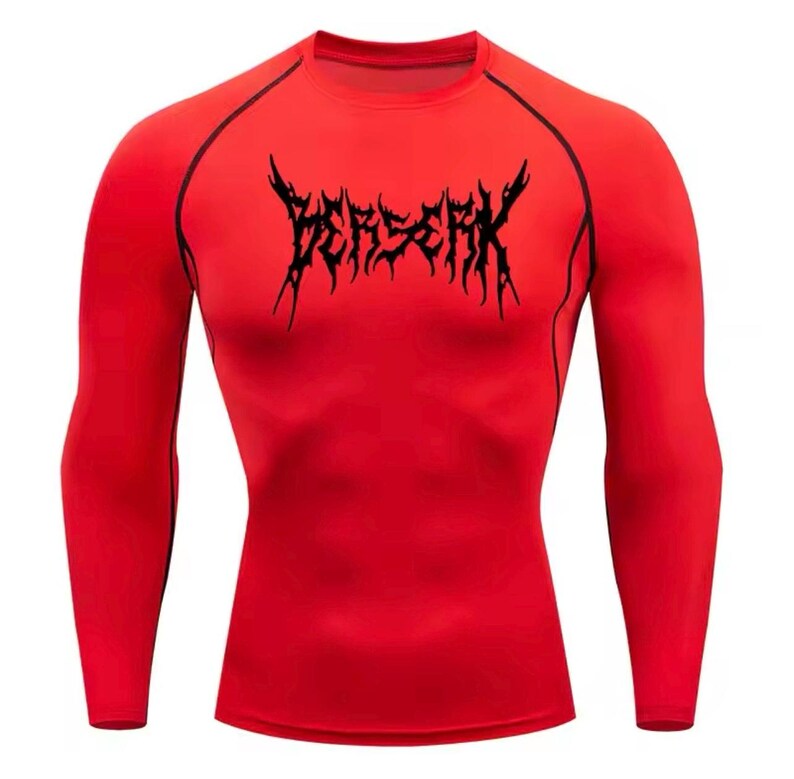 Berserk Anime Compression Long-sleeve Shirt Men and Women - Etsy