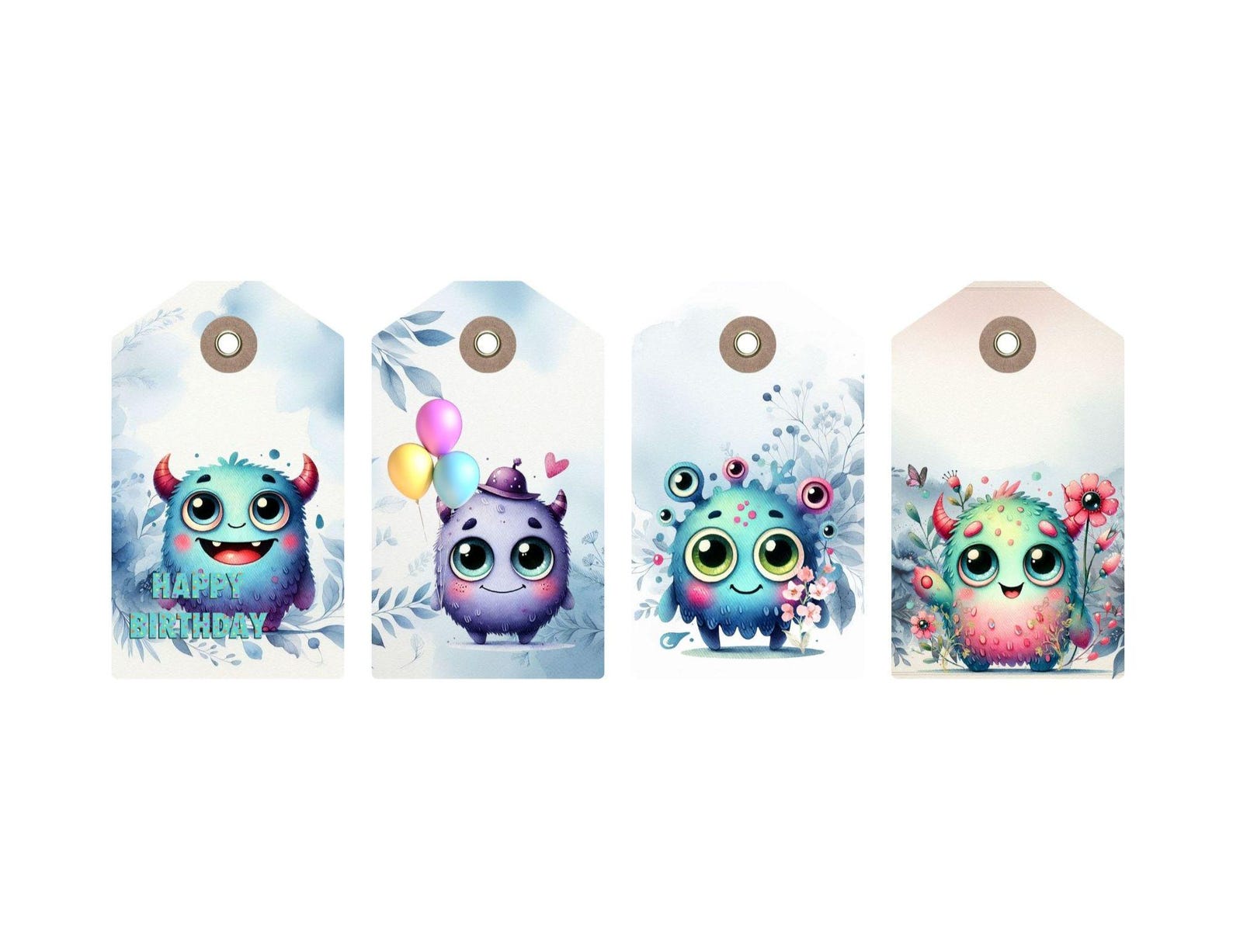 Monsters Clipart Bundle PNG Graphics Fun Whimsical Spooky Designs - Etsy