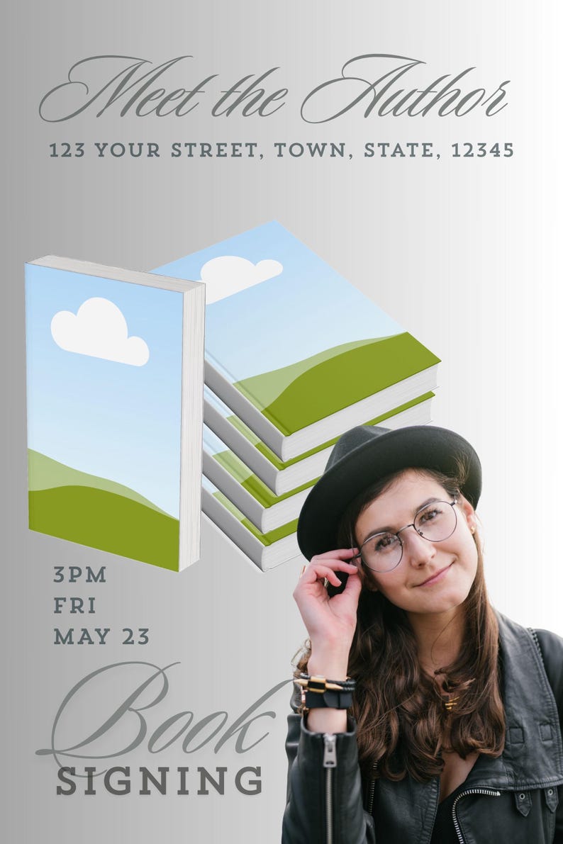 20 Book Launch Templates Mockups for Authors to Edit in Canva Book ...