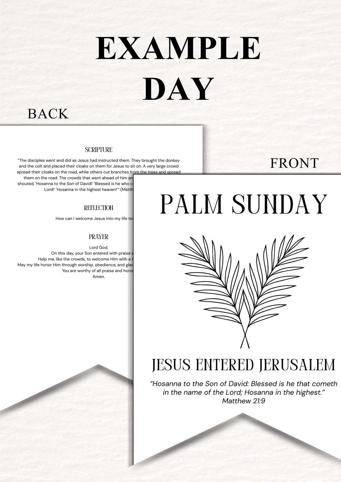 Easter Countdown Banner - Printable Holy Week Activity - Coloring ...