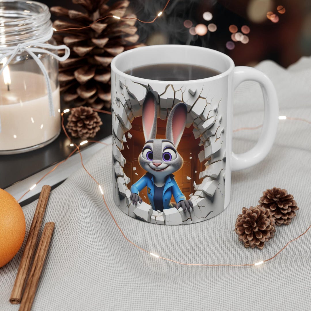 Zootopia Judy Hopps Mug 11oz White Ceramic Mug With High-quality ...