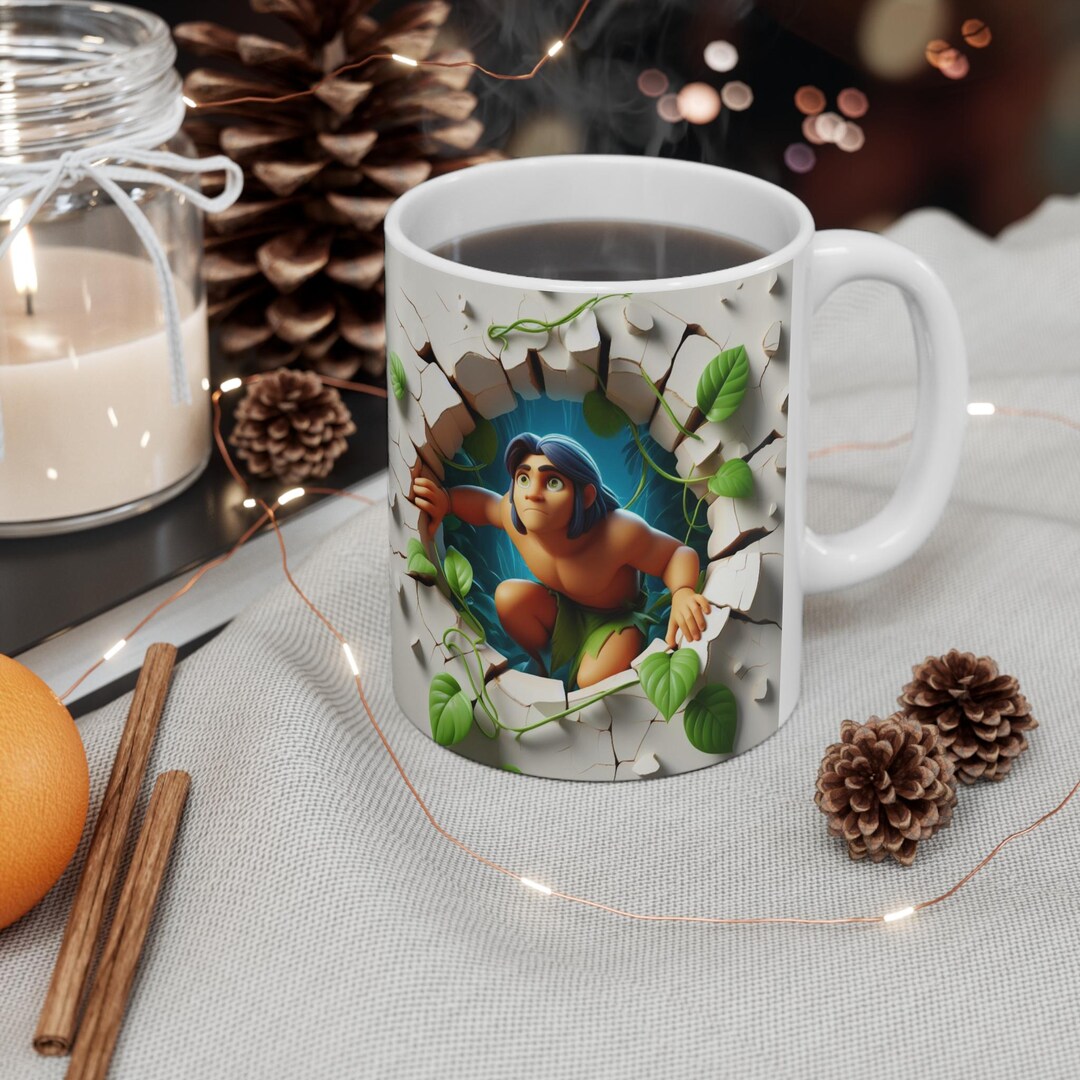Tarzan Mug 11oz Swing Into Your Day With a Classic Tarzan Ceramic Mug ...