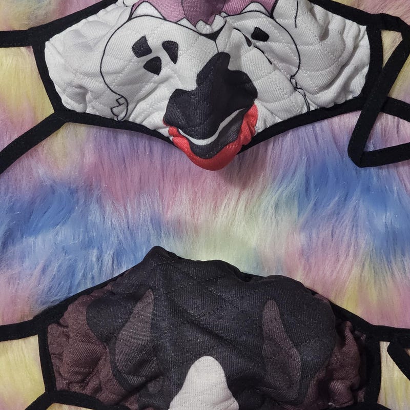 Furry Face Mask - Etsy