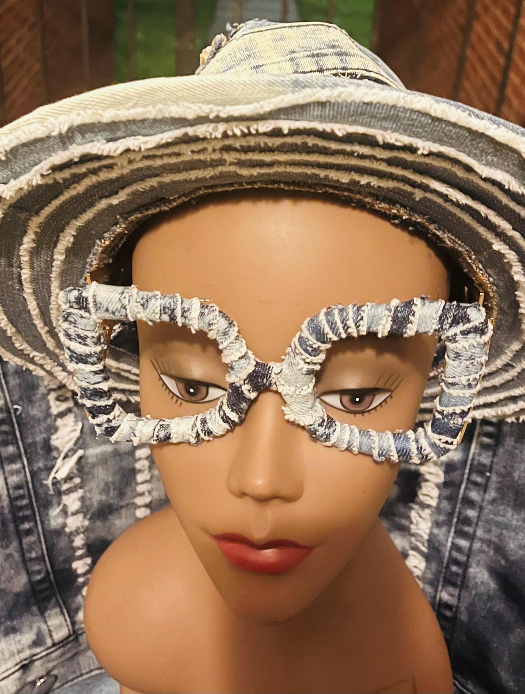 Clear View Denim Frames - Etsy