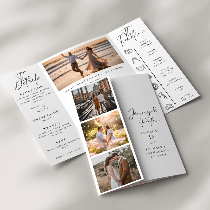 Folded Invitation - Etsy