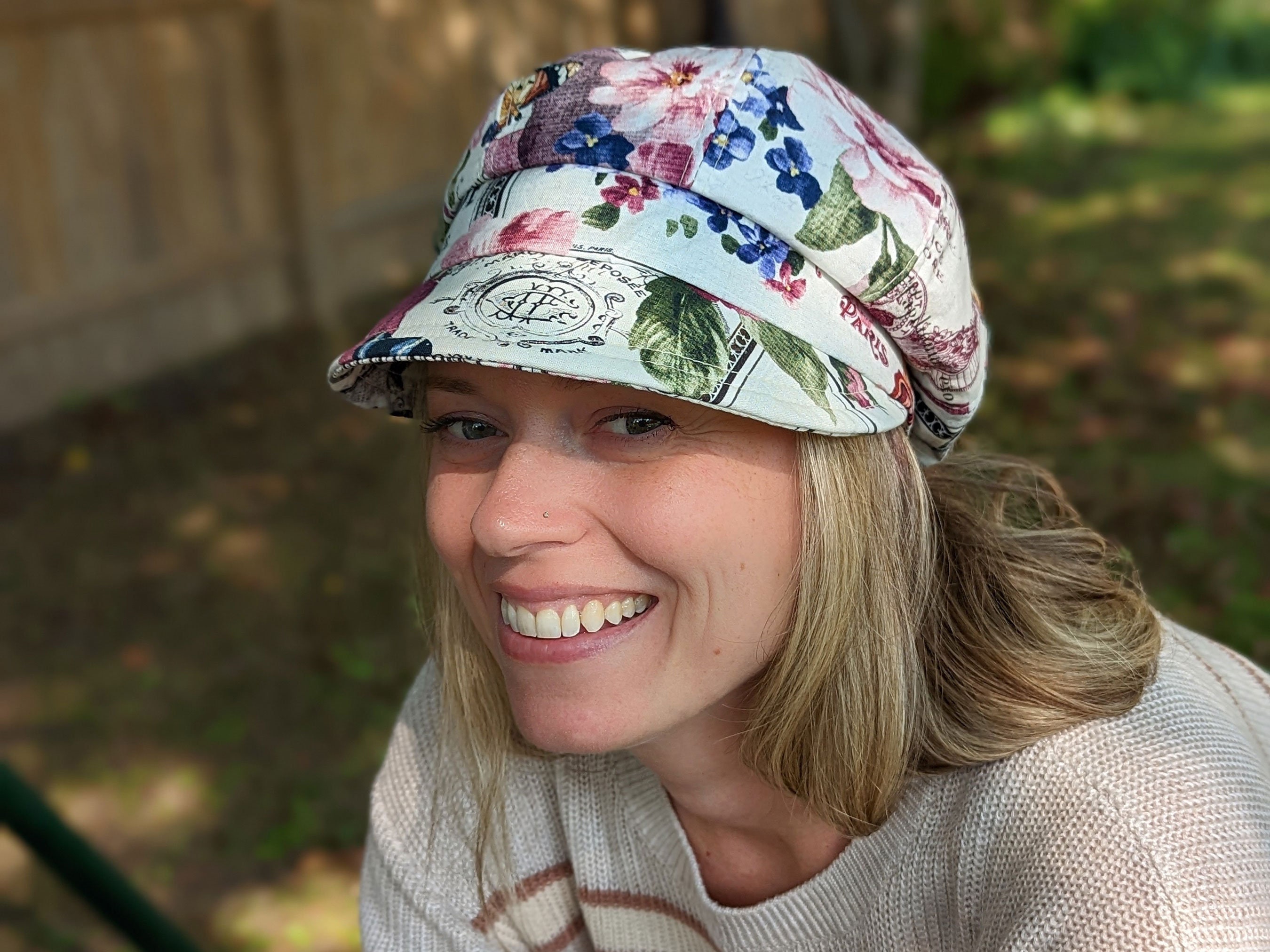 Boho Fashion Cap Full Sewing Pattern in Three Head Sizes - Etsy