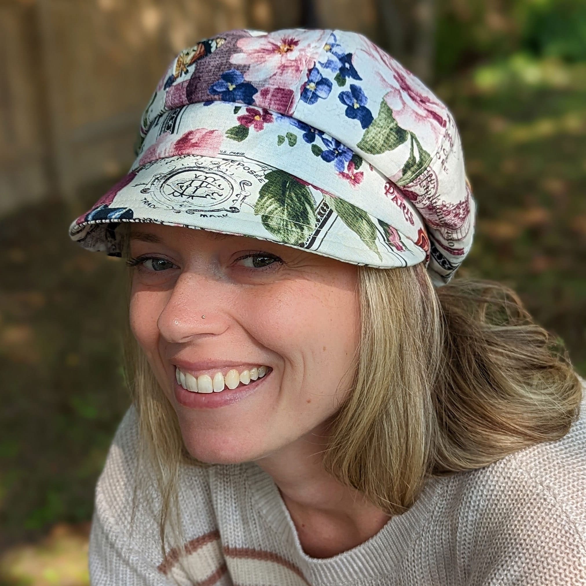 Boho Fashion Cap Full Sewing Pattern, in Three Head Sizes, Perfect for ...