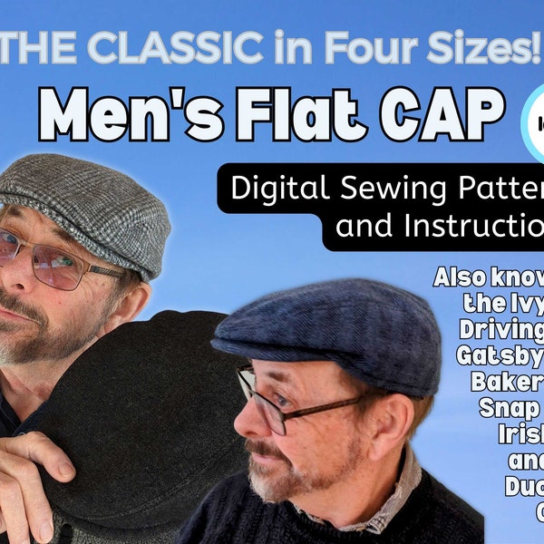 Flat Cap Sewing Pattern - Etsy