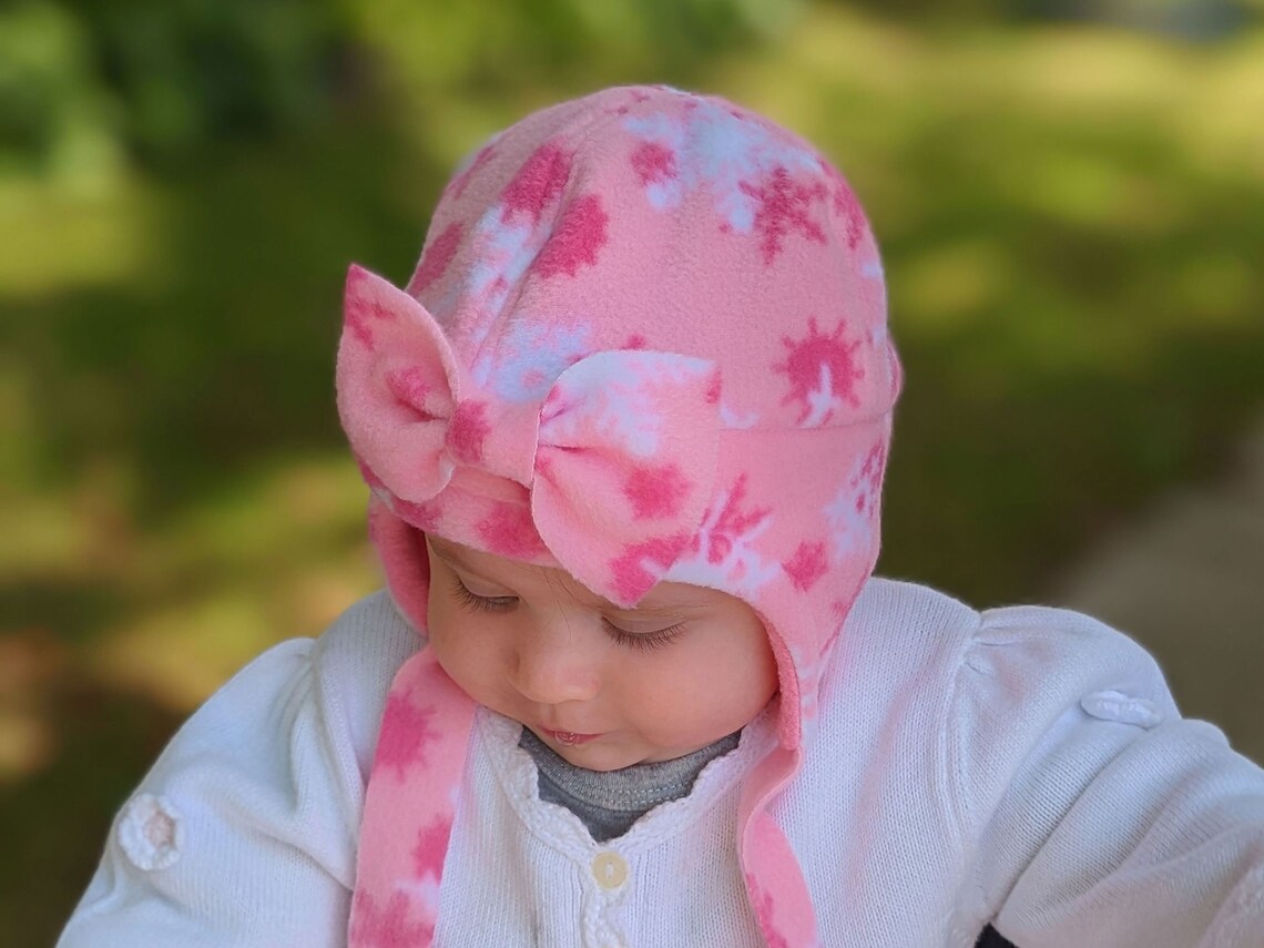 Adorable Kid's Fleece Stroller Hat Sewing Pattern and - Etsy