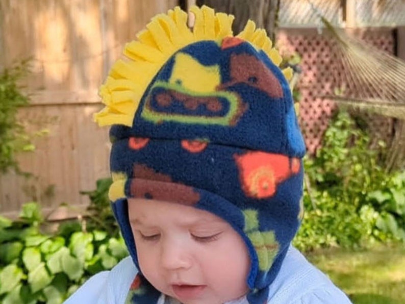 Adorable Kid's Fleece Stroller Hat Sewing Pattern and - Etsy