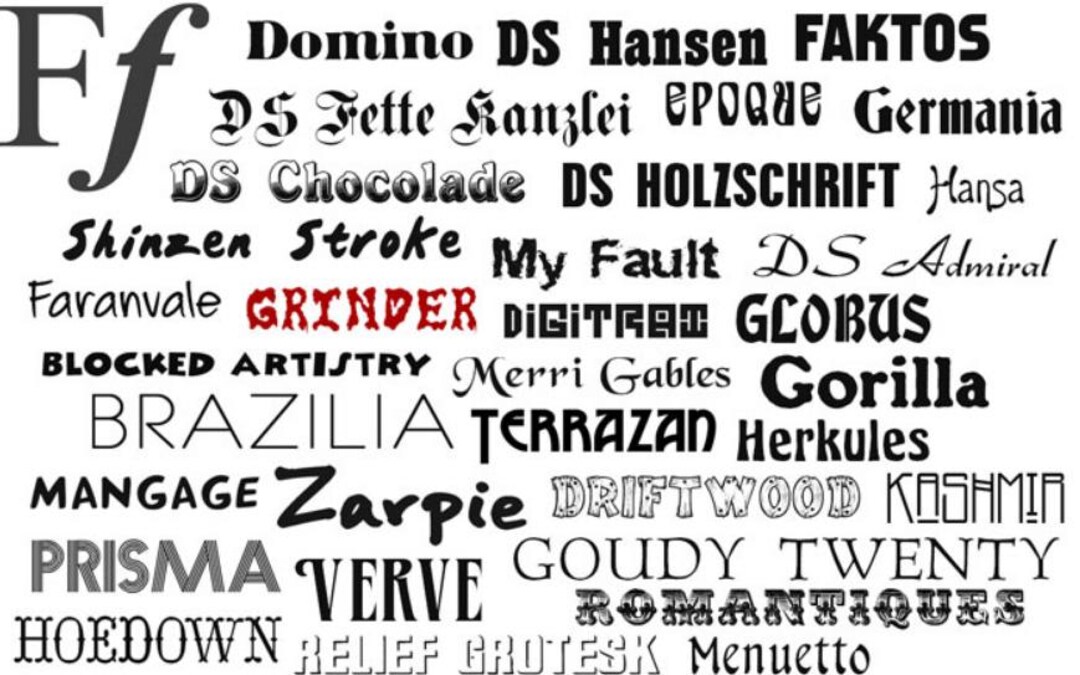 15000+ Fonts Mega Pack Bundle - Etsy