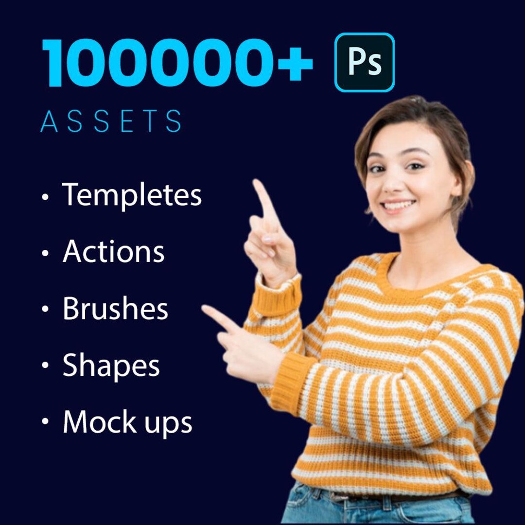 100,000+ Photoshop Presets & Assets - Premium Pack - Etsy