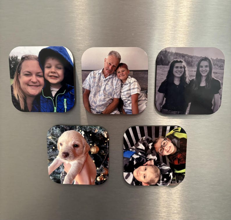 Custom Photo Magnet Personalized Fridge Magnet Personalized Gift ...