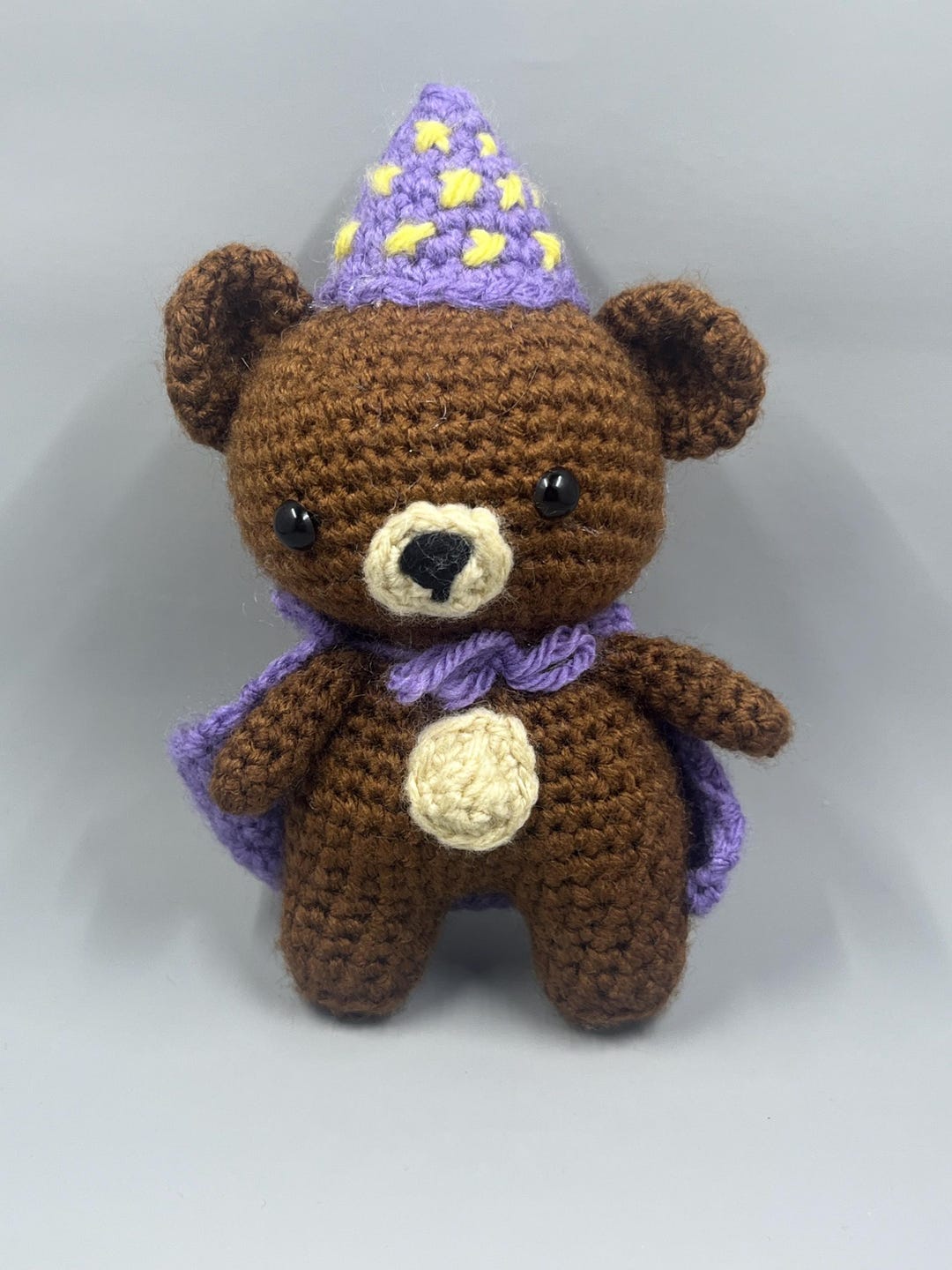 Crochet Wizard Bear (popo the Great) | Handmade | Magical | Gift, Toy ...