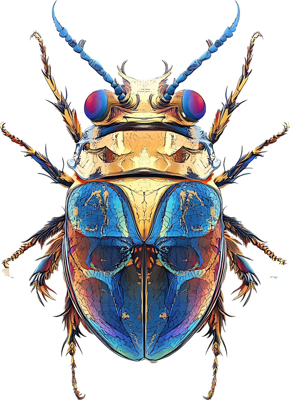 Scarab Clipart Collection - 12 Digital PNG Images for Sublimation and ...