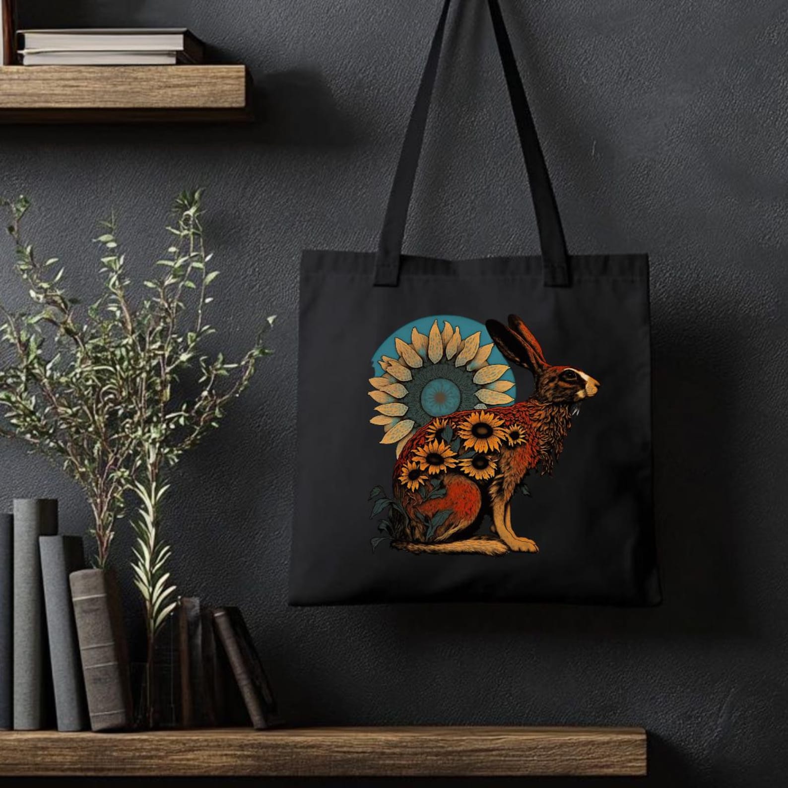 Whimsical Jackrabbit Digital Clipart - 20 PNG Images of Rabbits ...