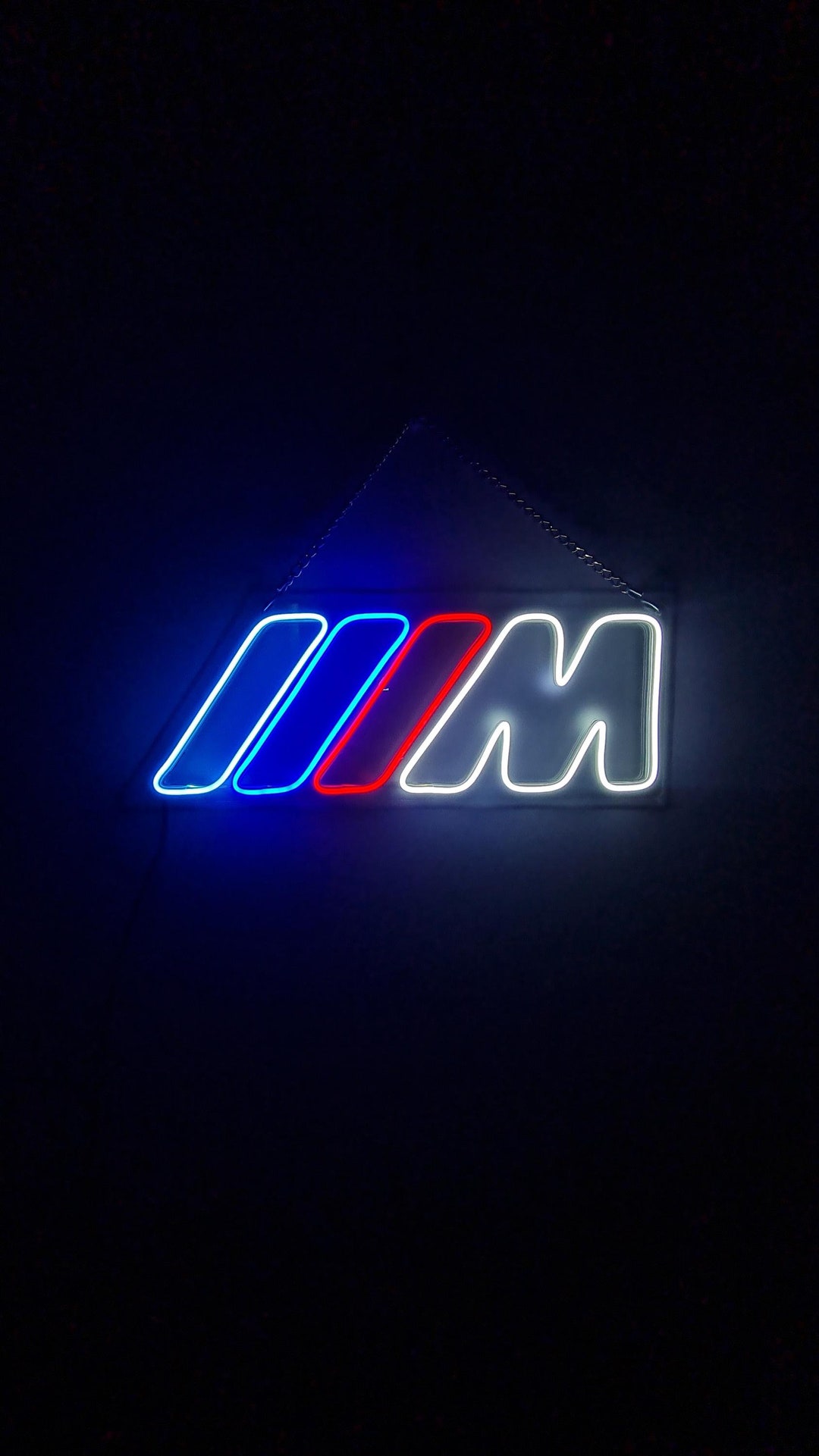 Bmw M Power Neon Sign, Bmw Garage Lighted Decor,sleek Neon Sign ...
