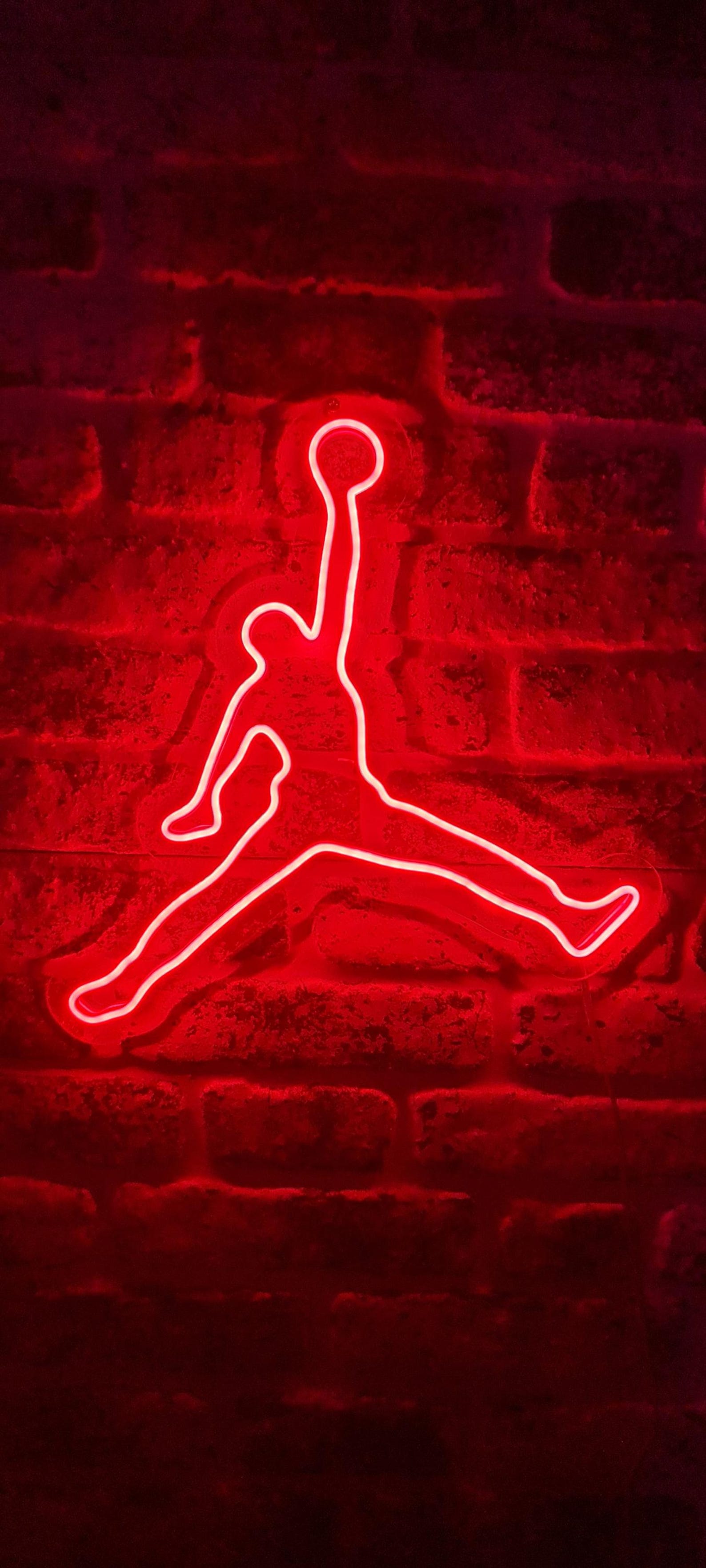 Jordan Neon Sign, Jordan Jumpman Wall Decor, Sleek Neon Sign, Perfect ...
